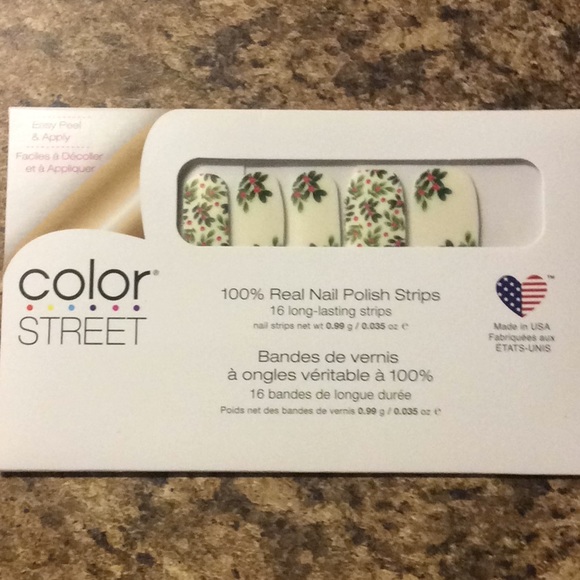 Color Street | Makeup | Holly Color Street Nail Strips | Poshmark